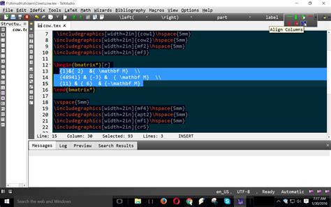 Formatting Format The LaTeX Code Of An Array TeX LaTeX Stack Exchange