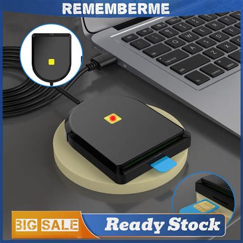 Portable DOD CAC USB USB2 0 SIM SD TF Card Reader For Bank Post Office Chip Card Shopee