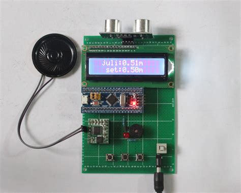 jsn sr04t一体化超声波测距模块倒车雷达防水型超声波传感器模块 虎窝淘