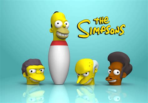 Archivo Stl Pino Los Simpsons Contenedor・modelo Para Descargar Y