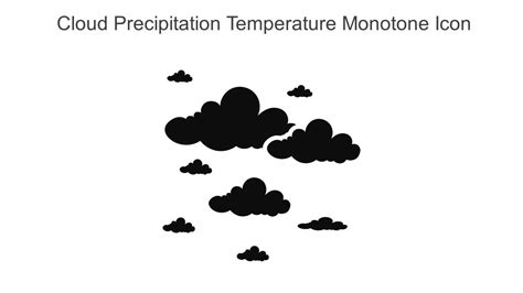 Cloud Precipitation Temperature Monotone Icon In Powerpoint Pptx Png And Editable Eps Format Ppt