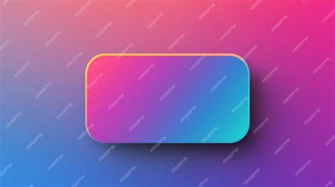 Premium Photo Rounded Rectangle Floating Over Gradient Background