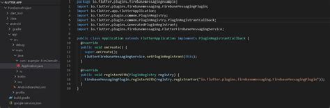 Java Firebase Notification In Flutter Compilation Error Stack