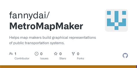 Github Fannydaimetromapmaker Helps Map Makers Build Graphical