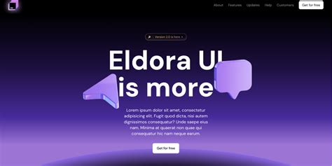 🚀 new release saas landing page template in eldora ui 🌟💻 dev community