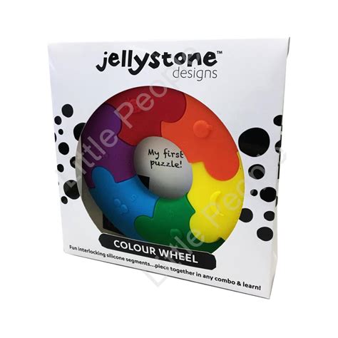 Jellystone Colour Wheel Rainbow Silicone Sensory Fun Safe Toy Cwr