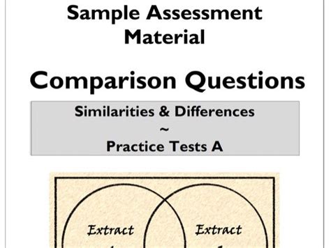 Eduqas Gcse Music Comparison Questions Practice Teaching Resources