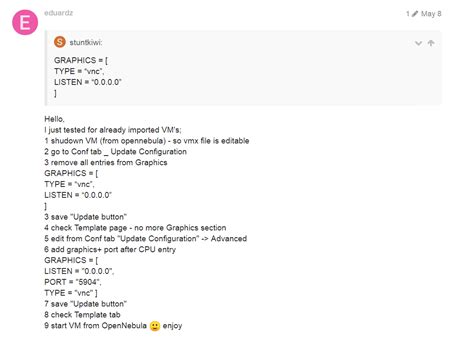 Cannot Open Vnc Console Product Support Opennebula Community Forum