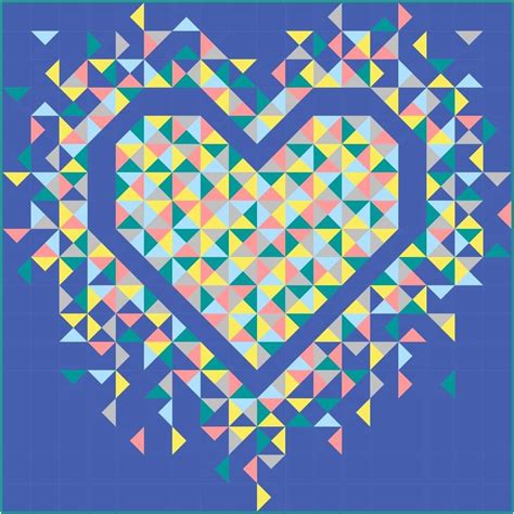 Exploding Heart Quilt Pattern Release Artofit
