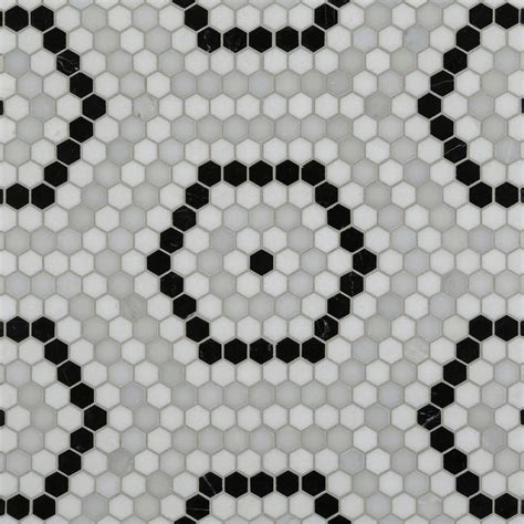 Black And White Hexagon Tile Ideas For Floors And Walls Artistic Tile