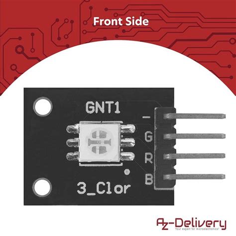 Azdelivery 3 X Ky 009 Rgb Led Smd Module Sensor Compatibel Met Arduino