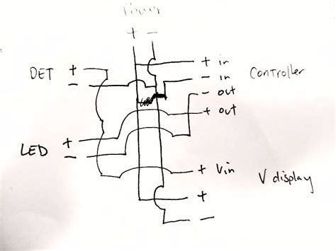 Circuit Analysis Why I Am Seeing Small Voltage In The Voltage Display From Detector