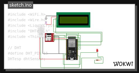 Weather Station Wokwi Esp32 Stm32 Arduino Simulator