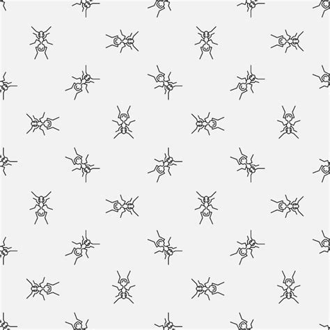 Premium Vector Ants Seamless Pattern Vector Background