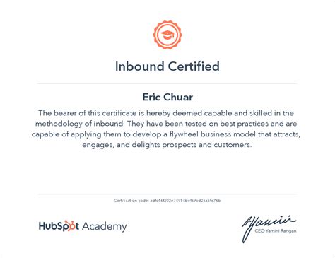 Inbound Eric Chuar Certified Digital Marketing
