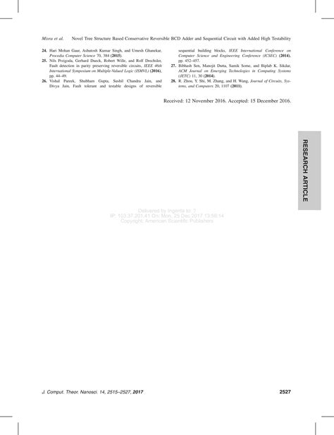novel tree structure based conservative reversible binary coded decimal
