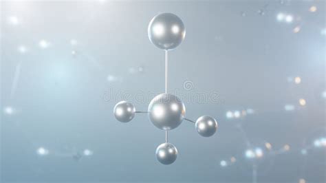 Bromomethane Molecular Structure 3d Model Molecule Methyl Bromide Structural Chemical Formula
