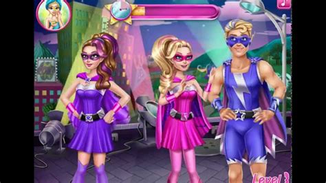 Игры для девочек—Поцелуй Супер Барби—Смотреть Мультфильмы Игры Для ...