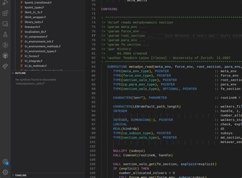 No Symbols Found In Document Error In VS Code V1 67 With Modern