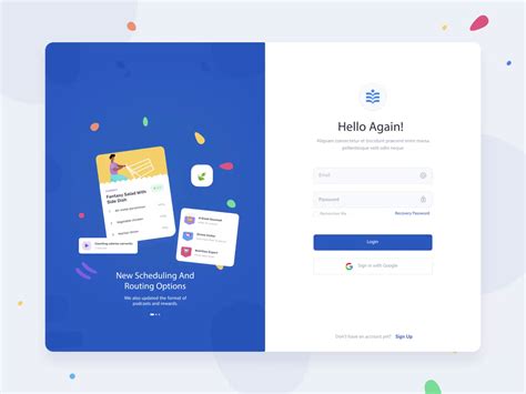 Login Form Prototype Login Design Login Form Minimal Web Design