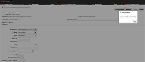 Can We Generate Import Payable Invoices For Specific Business Unit — Cloud Customer Connect