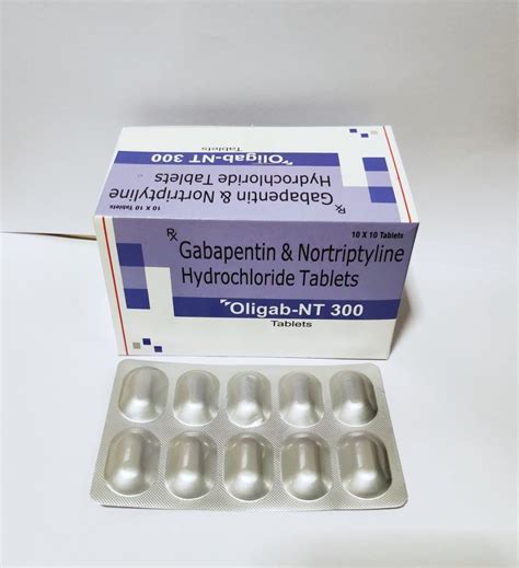 Gabapentin Andnortriptyline Hydrochloride Tablets Oligab Nt 300 For Commercial 300 Mg At ₹ 150