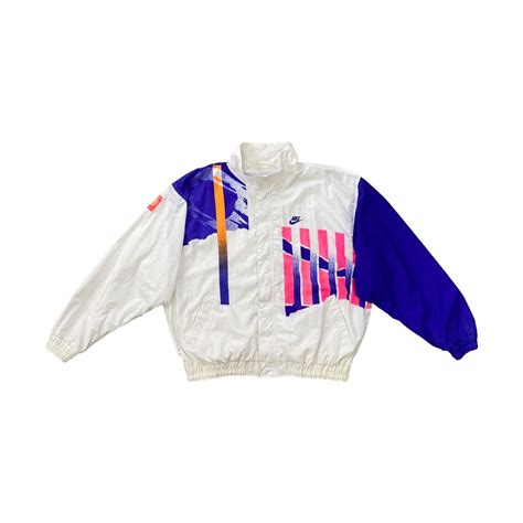 Andre Agassi × Nike × Vintage Nike Challenge Court Andre Agassi Multicolor Tennis Jacket Grailed