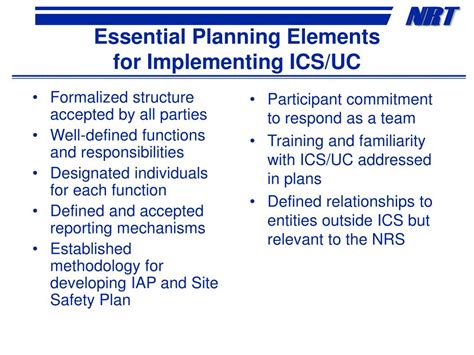 Ppt The National Response System And The Incident Command System