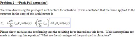 Solved We Were Discussing The Push Pull Architecture For