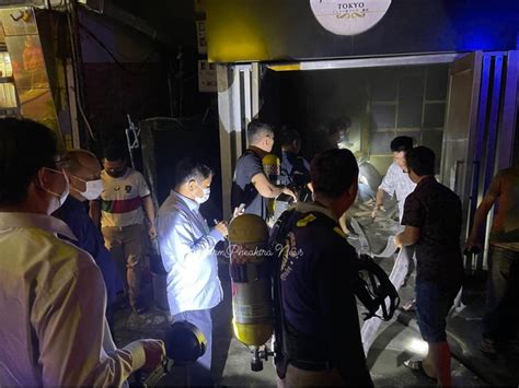 ចូលរួមសោកស្ដាយ ករណីអ គ្គិ ភ័ យ ឆេះ ក្លឹបកម្សាន្ត នៅក្រុងព្រះសីហនុ ធ្វើឲ្យមនុស្ស២នាក់ បា ត់ ប