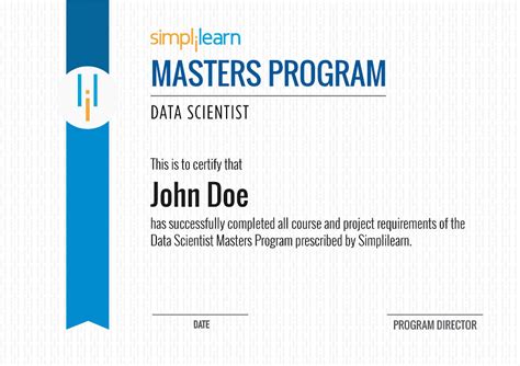 senior data scientist masters program simplilearn