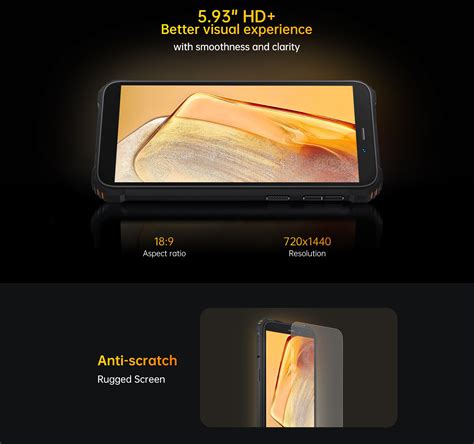 Oukitel WP20 Pro, Móvil Resistente, 5.93 Pulgadas, 4 GB, 64 GB, 6300 MAh