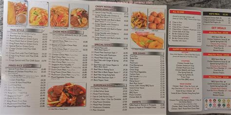 Menu At New Ruby Chinese Takeaway Restaurant Kirkcaldy
