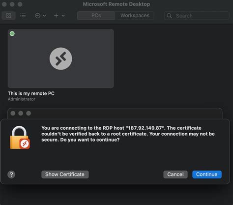 windows remote desktop connection on macbook zomro