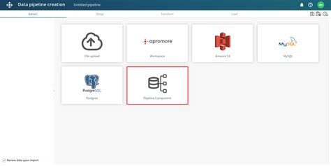 Create Pipeline Component — Apromore Documentation
