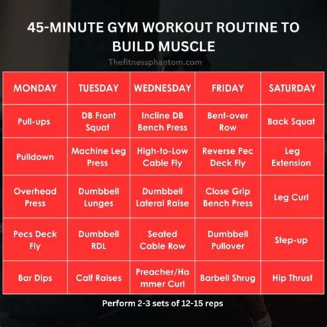45 Minute Workout Routine For The Gym Cardio Workout Routine