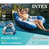Intex River Run I Wedge Inflatable Floating Water Lounge With Quick