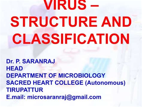 Virus Structure And Classification Pptx Virus Structure And Classification Pptx
