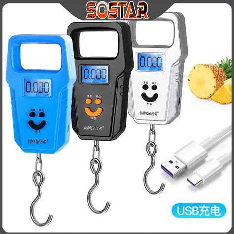 50kg Mini Express Household Hanging Scales Luggage Small Weigher Simple Weighing Device Small