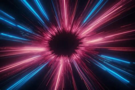 Premium Photo Abstract Neon Background Glowing Plasma Pink Blue
