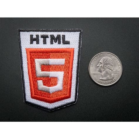 HTML Skill Badge Iron On Patch Buy In Australia ADA Adafruit Core Electronics