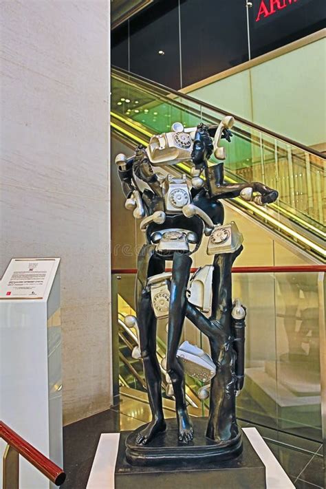 The Installation Art At The Landmark Hong Kong 17 May 2013 Editorial Photography Image Of