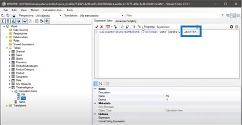 Use Tabular Editor To Create Calculation Groups In Power Bi Master