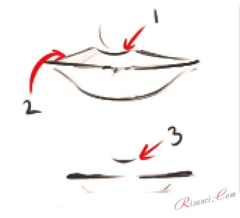 Аниме рисуем губы и рот 🖌 Рисунки карандашом поэтапно