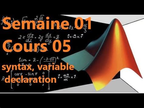 MATLAB Syntax Variable Declaration YouTube