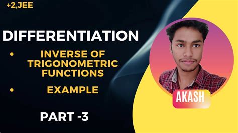 Differentiation Of Trigonometric Function L Example L Part 2 L 2 JEE L Beamingacademy Akash