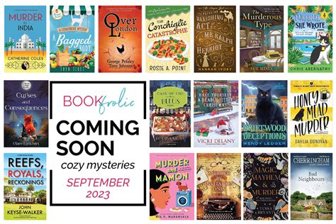 Coming Soon Cozy Mystery New Releases For September 2023 Book Frolic