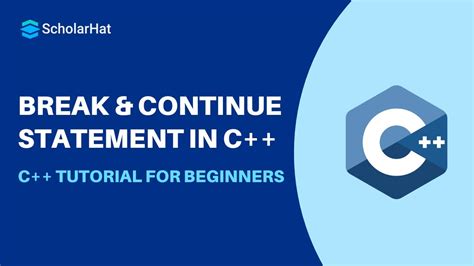 Break And Continue Statement In C C Tutorial For Beginners Youtube