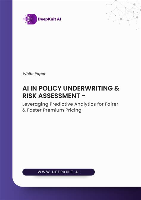 Ai In Policy Underwriting And Risk Assessment White Paper