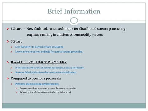 Ppt Fault Tolerant Stream Processing Using A Distributed Replicated